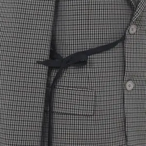 Balenciaga Checkered Wrap Tailored Jacket - Brown