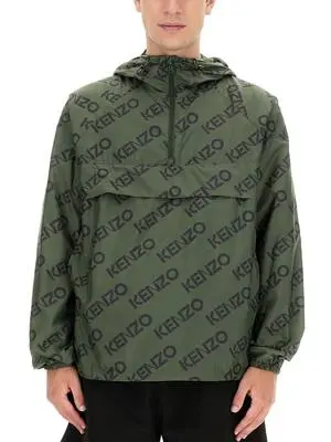 Kenzo Monogram Jacket - Brown