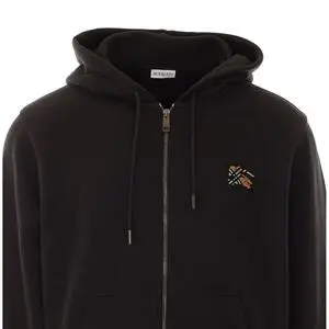 Burberry Check Knight Stamp Hoodie