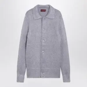 Gucci Brushed Mohair Wool Cardigan - Blue