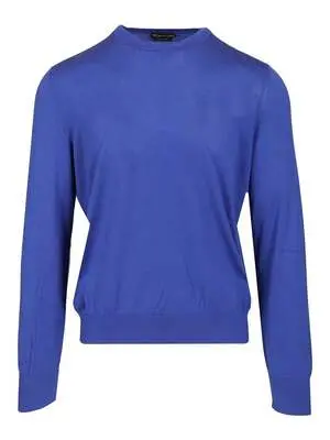 TOM FORD Silk Sweater - Blue