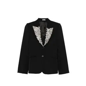 Alexander McQueen Jackets Blazers - Black