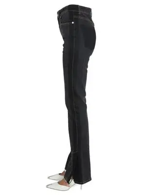 Alexander McQueen Jeans Wide Leg - Black