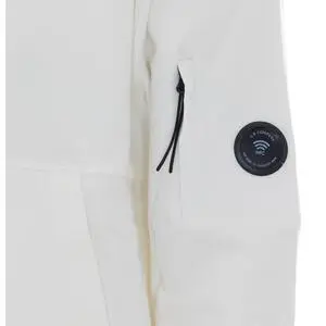 C.P. COMPANY Lens Hoodie - White