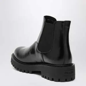 Prada Leather Ankle Boot