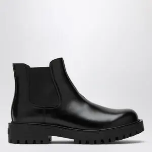 Prada Leather Ankle Boot