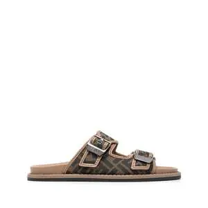 Fendi Neutrals Flip-flops & Slides - Cream