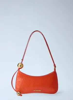 Jacquemus Le Bisou Perle Shoulder Bag - Orange