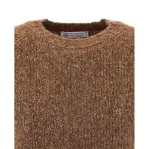 Brunello Cucinelli Silk And Cashmere Sweater - Cream