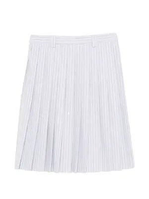 Miu Miu Cotton Midi Skirt - Multicolor