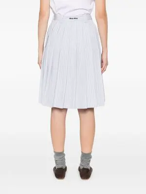 Miu Miu Cotton Midi Skirt