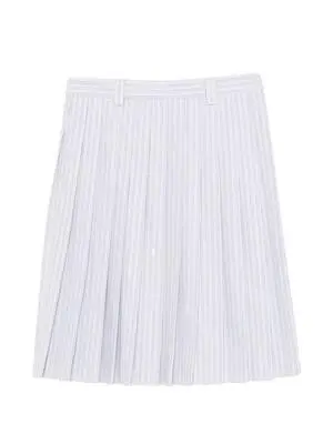 Miu Miu Cotton Midi Skirt - Multicolor