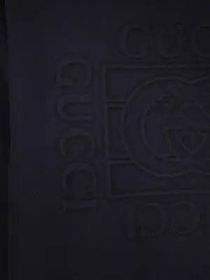 Gucci Cotton Sweatshirt With Frontal Embossed Logo