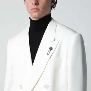 LARDINI Viscose Double-breasted Suit