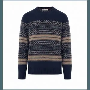 Brunello Cucinelli Nordic Jacquard Sweater - Blue