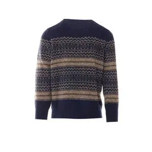 Brunello Cucinelli Nordic Jacquard Sweater - Blue