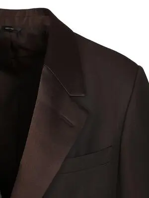 Fendi Wool Crepe Blazer