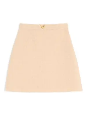Valentino Garavani Vlogo Signature Wool Skirt - Multicolor