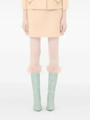 Valentino Garavani Vlogo Signature Wool Skirt - Multicolor