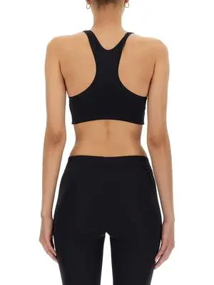 JIL SANDER Crop Top With Logo