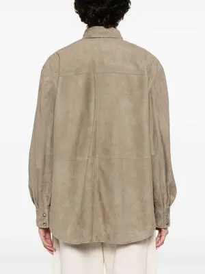 Brunello Cucinelli Leather Shirt - Multicolor