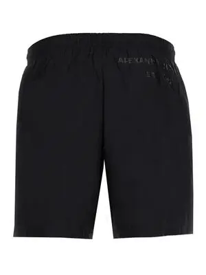Alexander McQueen Graffiti Logo Swimsuit