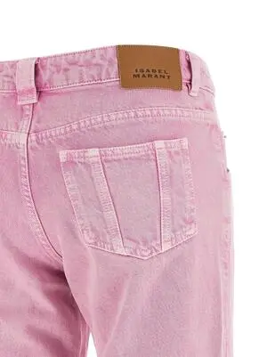 Isabel Marant Étoile Marant 'jaylis' Jeans - Pink