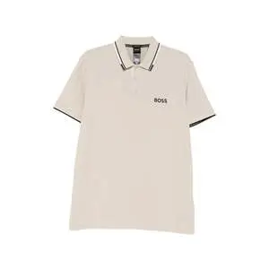 BOSS Neutrals Polo Shirts - Cream