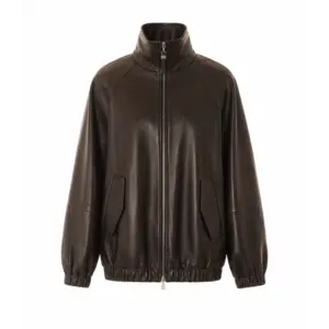 Brunello Cucinelli Leather Jacket - Black