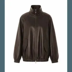 Brunello Cucinelli Leather Jacket - Black