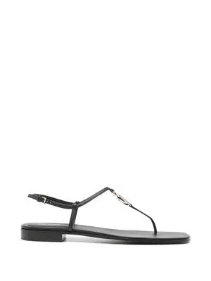 Gucci Gg Marmont Leather Sandals - Multicolor