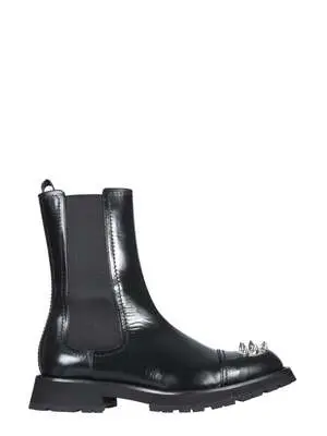 Alexander McQueen Studded Boot - Black