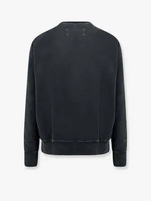 MAISON MARGIELA Cotton Sweatshirt With Front Embroidered Logo