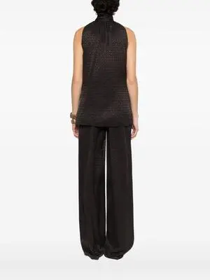 Gucci Silk Halter Neck Top - Multicolor
