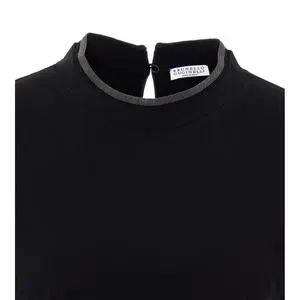 Brunello Cucinelli Monile Turtleneck T-shirt - Black
