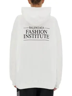 Balenciaga Fashion Institute Sweatshirt - White