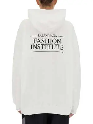 Balenciaga Fashion Institute Sweatshirt - White