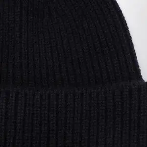 Destin Navy Cashmere Blend Beanie