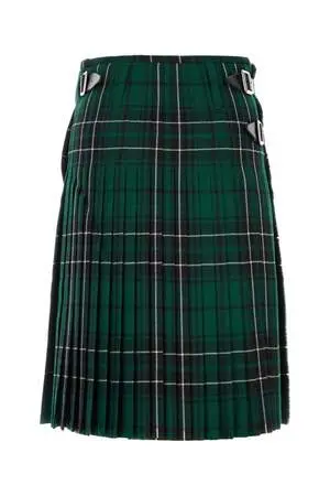 JW Anderson Embroidered Wool Skirt