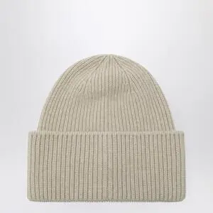 Destin Ivory Wool And Cashmere Beanie - White