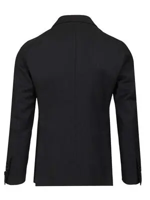 Tagliatore Double-breasted Herringbone Fabric Blazer