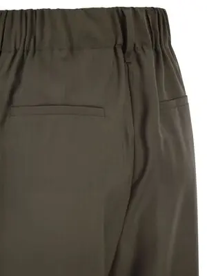 Herno Trousers In Tropical Wool