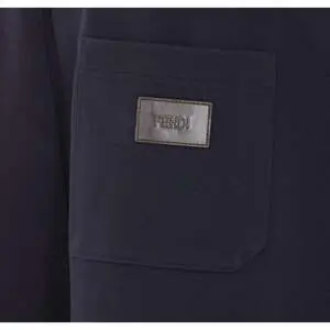 Fendi Bermuda With Patch And Selleria Stitching