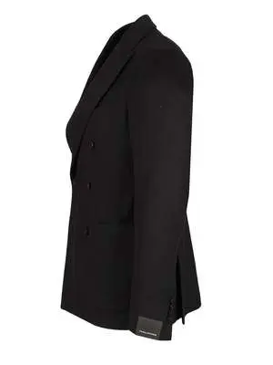 Tagliatore Double-breasted Wool And Cashmere Blazer