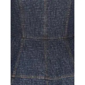 Fendi Bustier Balloon Skirt Cocktail Dress