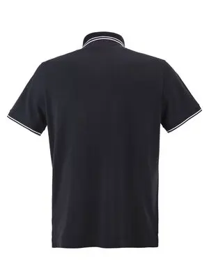 Stone Island Slim Fit Short Sleeve Polo Shirt With Compass Patch