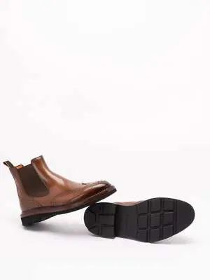 Santoni Lambskin Chelsea Boots - Multicolor