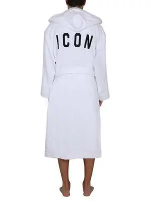Dsquared2 Bathrobe With Logo