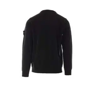 Stone Island Logo Sweater - Black