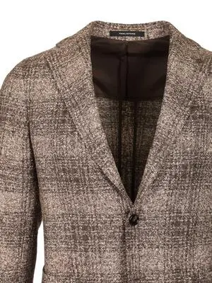 Tagliatore Blazer In Wool And Silk Jersey